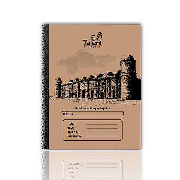 200 Page Premium Off White Spiral Note khata (KS200.C) 60 Gombuj ...